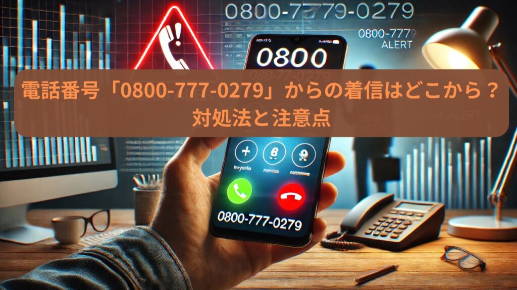 電話番号「0800-300-8152」からの着信はどこから？対処法と注意点 | 子育てとサッカー
