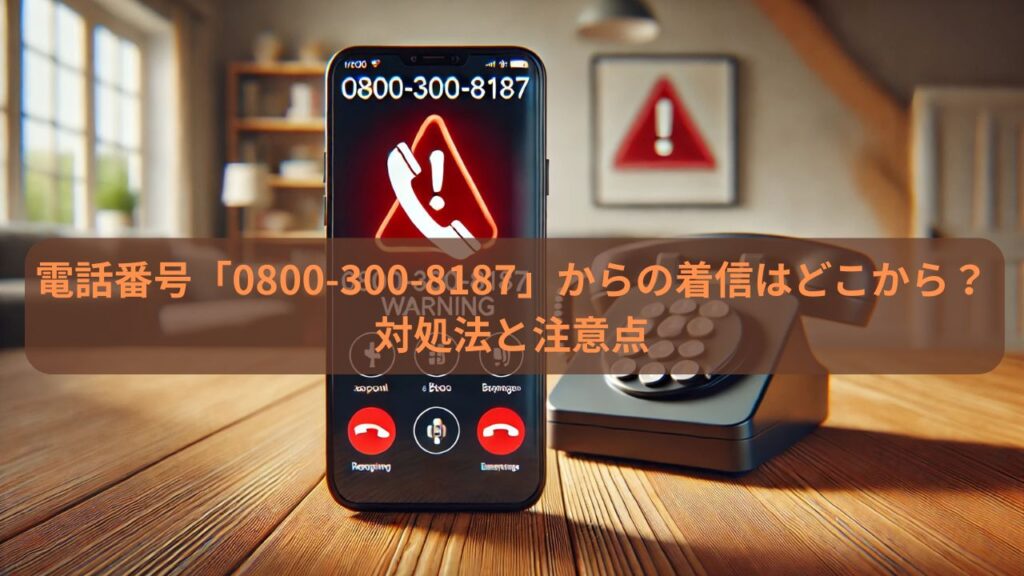 電話番号「0800-500-0178」からの着信はどこから？対処法と注意点 | 子育てとサッカー