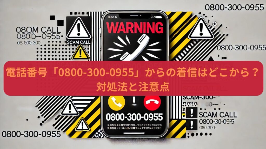 電話番号「0800-123-0560」からの着信はどこから？対処法と注意点 | 子育てとサッカー